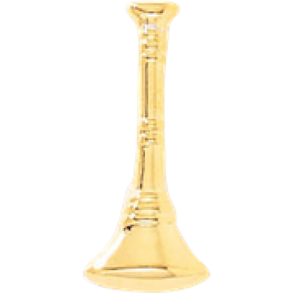 Fireman Cut-Out Bugle Pins - 1 Bugle (Lieutenant)